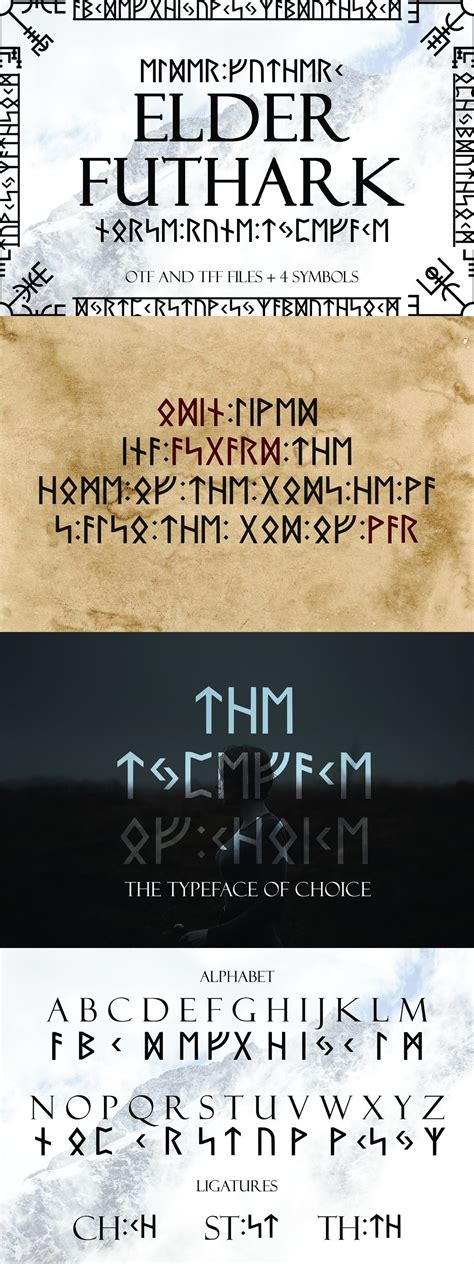 Elder Futhark Rune Fonts Guglsign