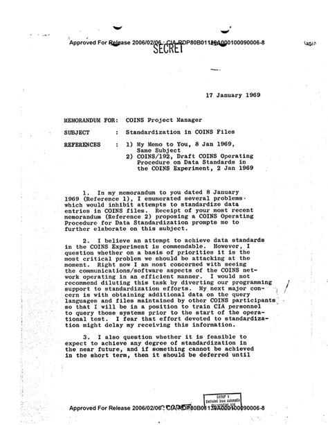 Standardization In Coins Files Documentcloud