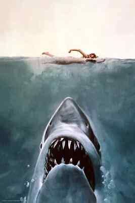 Jaws Lenticular Plex Variant Art Print Movie Poster Roger Kastel Bng