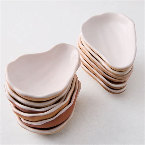 Ceramic Oyster Shells Set Of 12 Hudson Grace
