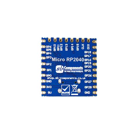 micro rp2040 2mb flash mcu board based on raspberry pi rp2040