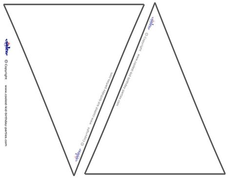 Triangle Banner Letters Printable Diy Flag Templates Diy Worksheets Library