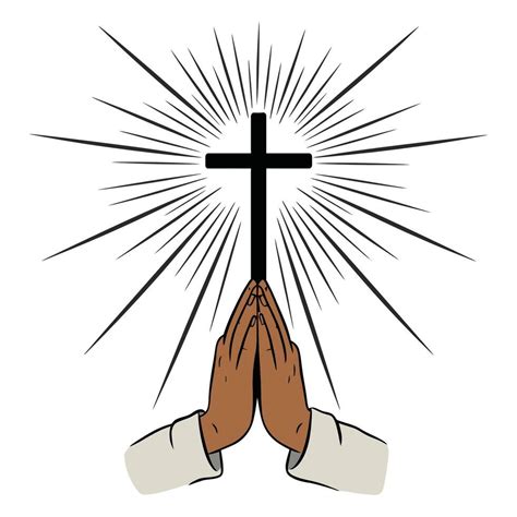 Praying Hands With Cross Praying Hands With Cross Praying Hands