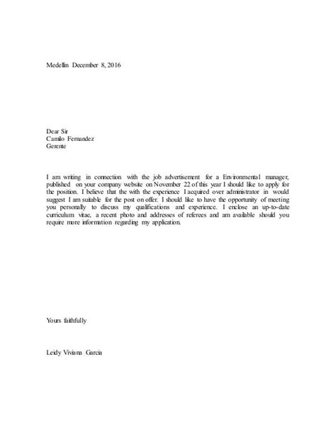 De Tabrajo Solicitud De Trabajo Carta Calaméo