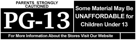Download P G13 Parody Warning Sign