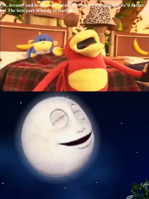 Luna The Moon Laughs At Aah Monkeys Singing By Ehrisbrudt On Deviantart