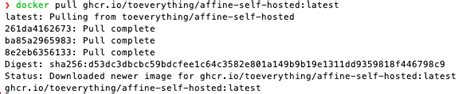 Self Host Affine With Docker 202301 Affine All In One Knowledgeos
