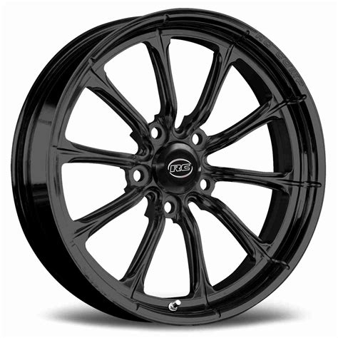 Rc Comp Exile Gloss Black Wheels 15 In X 350 In 5 X 475 In