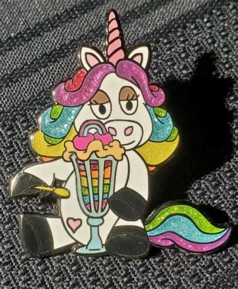Disney Pixar Inside Out Rainbow Unicorn Ptd Fantasy Pin Pride Equality