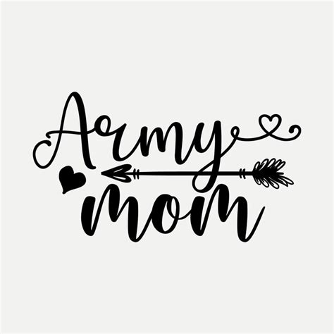 Premium Vector Army Mom