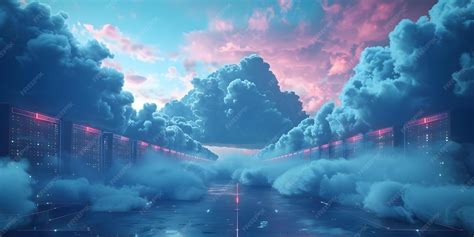 Connecting Devices To Digital Storage In Data Centers Via The Internet Cloud Computing Concept