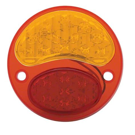 Ecklers 6 Volt Led Tail Light Red And Amber Lens Passenger Side 28