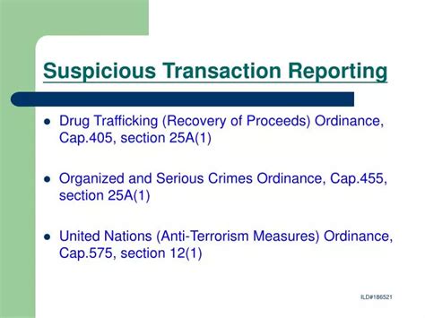 Ppt Suspicious Transaction Reporting Powerpoint Presentation Free