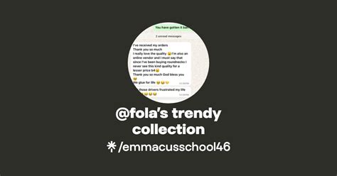 Folas Trendy Collection Instagram Linktree