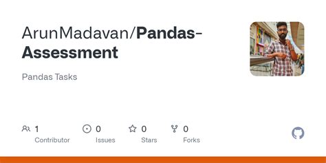 Github Arunbarrypandas Assessment Pandas Tasks