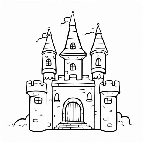 Disney Castle Coloring Printable Free Templates