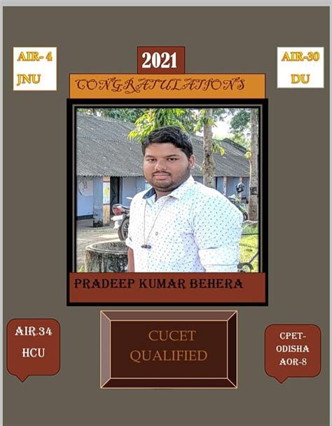 Pradeep Kumar Behera On Linkedin Success Is A Journey 😊 There Is No Substitution For Hard Work 👍