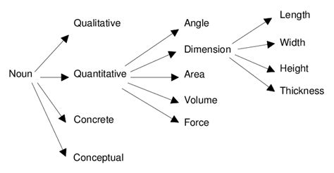 Classification Hierarchy For Nouns Download Scientific Diagram
