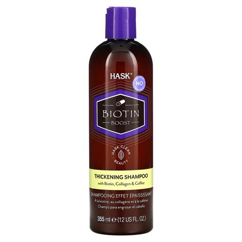 Hask Beauty Biotin Boost Thickening Shampoo 12 Fl Oz 355 Ml