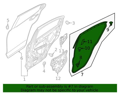 2016 2020 Toyota Door Weather Strip 67871 Wb002 Oem Parts Online