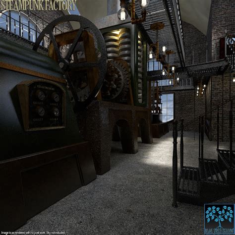 Steampunk Factory For Poser