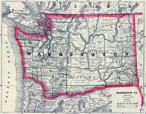 Washington State Territory Plan Of The City Of Washington In The