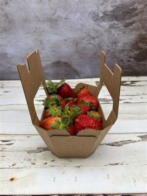 340g Cardboard Clamshell Wellington Produce Packaging