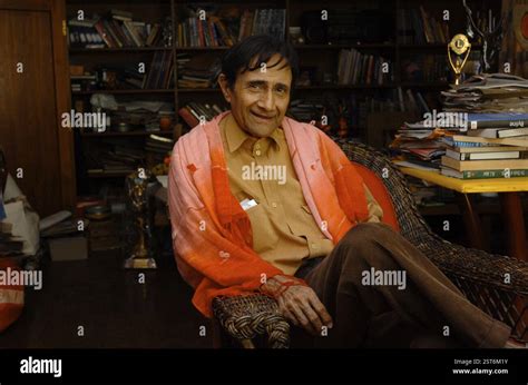 South Asian Indian Bollywood Film Actor Producer Director Dev Anand At His Office Mumbai Bombay