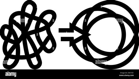 Essentialism Lifestyle Line Icon Vector Illustration Stock Vector Image