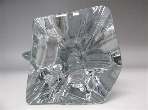 ①ドームクリスタル Daum グラスバード 鳥 置物 状態良好 Daumu France Glass Bird クリスタルオブジェ 高さ約