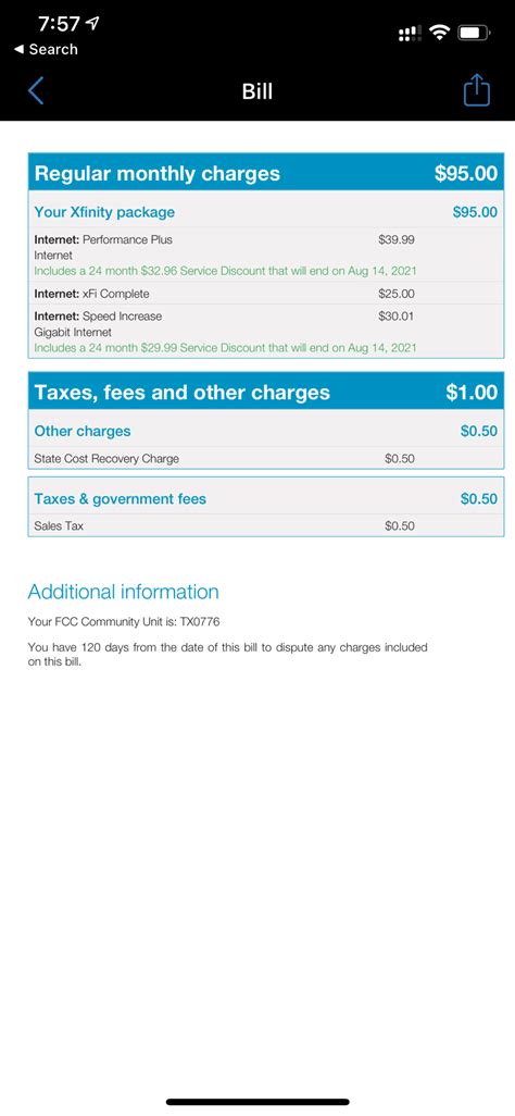 Xfinity Bill Album On Imgur