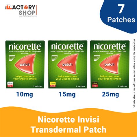 Nicorette Invisi Transdermal Patch Singapore Fast Delivery