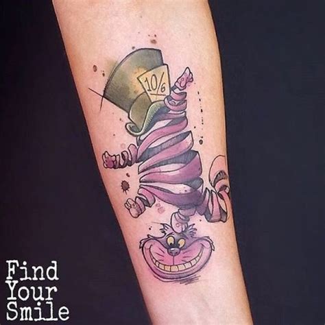 220 Cheshire Cat Tattoo Designs 2024 Simple Small Meaningful Ideas