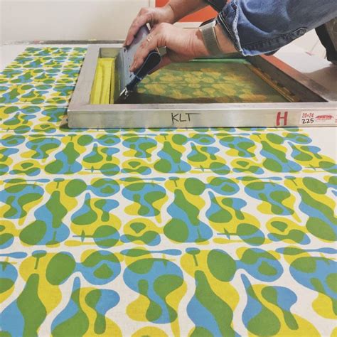 Screen Printed Kristin Loffer Theiss Screen Printing Art Screen