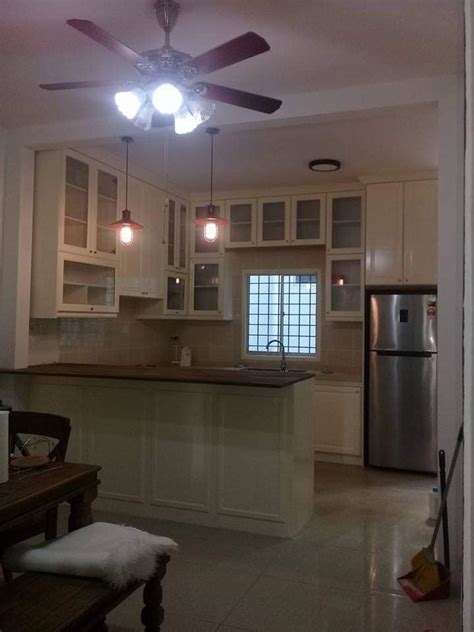 Karya Seni Ubahsuai Dapur Rumah Gaya Klasik Moden
