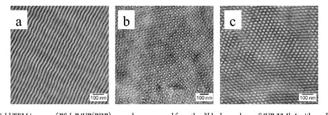 Figure 2 From Double Gyroid Network Morphology In Supramolecular