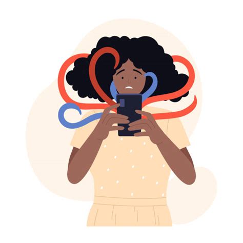 180 Doomscrolling Ilustrasi Grafik Vektor And Clip Art Bebas Royalti