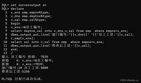 Oracle实验八：存储过程应用数据库原理与技术oracle版实验八 Csdn博客