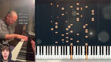 Jvke This Is What Autumn Feels Like Jadonarmon Piano Tutorial Piano Cover Youtube