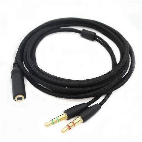 For Razer Earphone Audio Cable Headphone Adapter Splitter Headset
