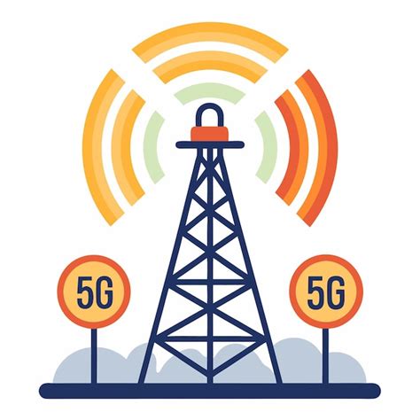 5g Vector Icon Set Editable Stroke It Contains 5g Network Signals