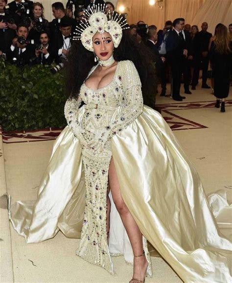 Cardi Bs Most Outrageous Fashion Looks Ever Met Gala Outfits Met