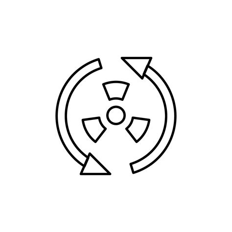Renewable Energy Nuclear Vector Icon 22582472 Vector Art At Vecteezy