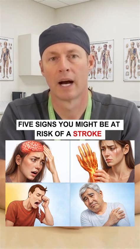 Five Signs You Might Be At Risk Of A Stroke Health Healthy