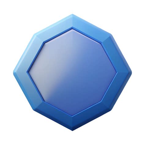 Immaculate Memorable A Single Large Hexagon Clean Lines Minimal Design Flat Color With