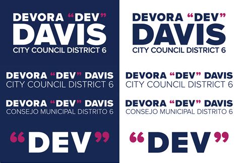 Devora Dev Davis For City Council On Behance
