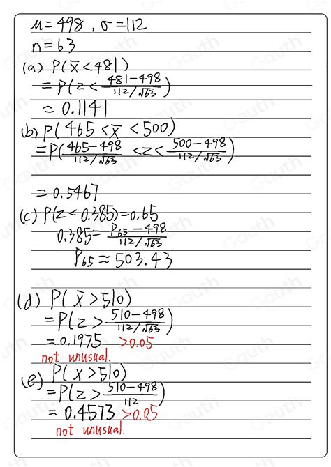 Solved Sat Scores The Mean Mathematics Sat Score Was 498 And The Standard Deviation Was 112 A