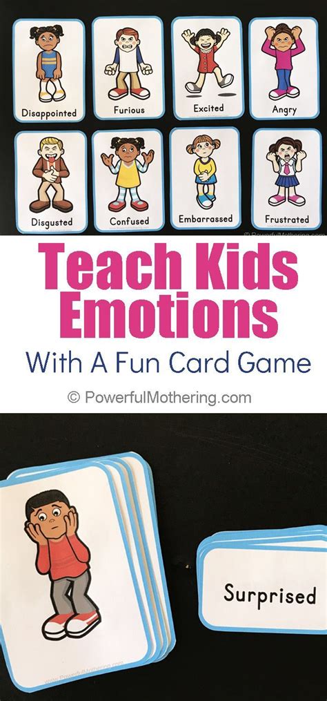 Exploring Feelings With A Printable Emotions Card Game 4 Ways To Play