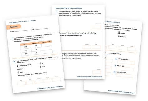 Free Year 6 Maths Worksheets And Sats Revision Worksheets