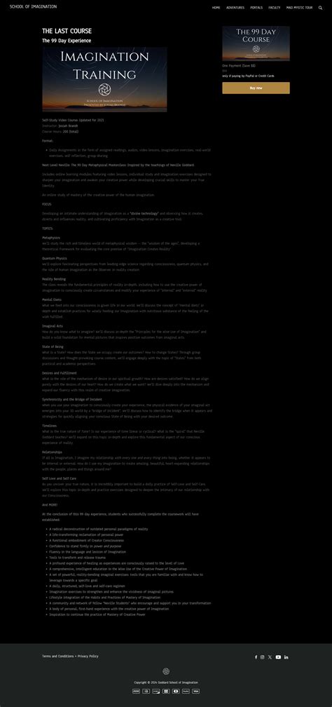 The 99 Day Metaphysical Masterclass Inspired By The Teachings Of